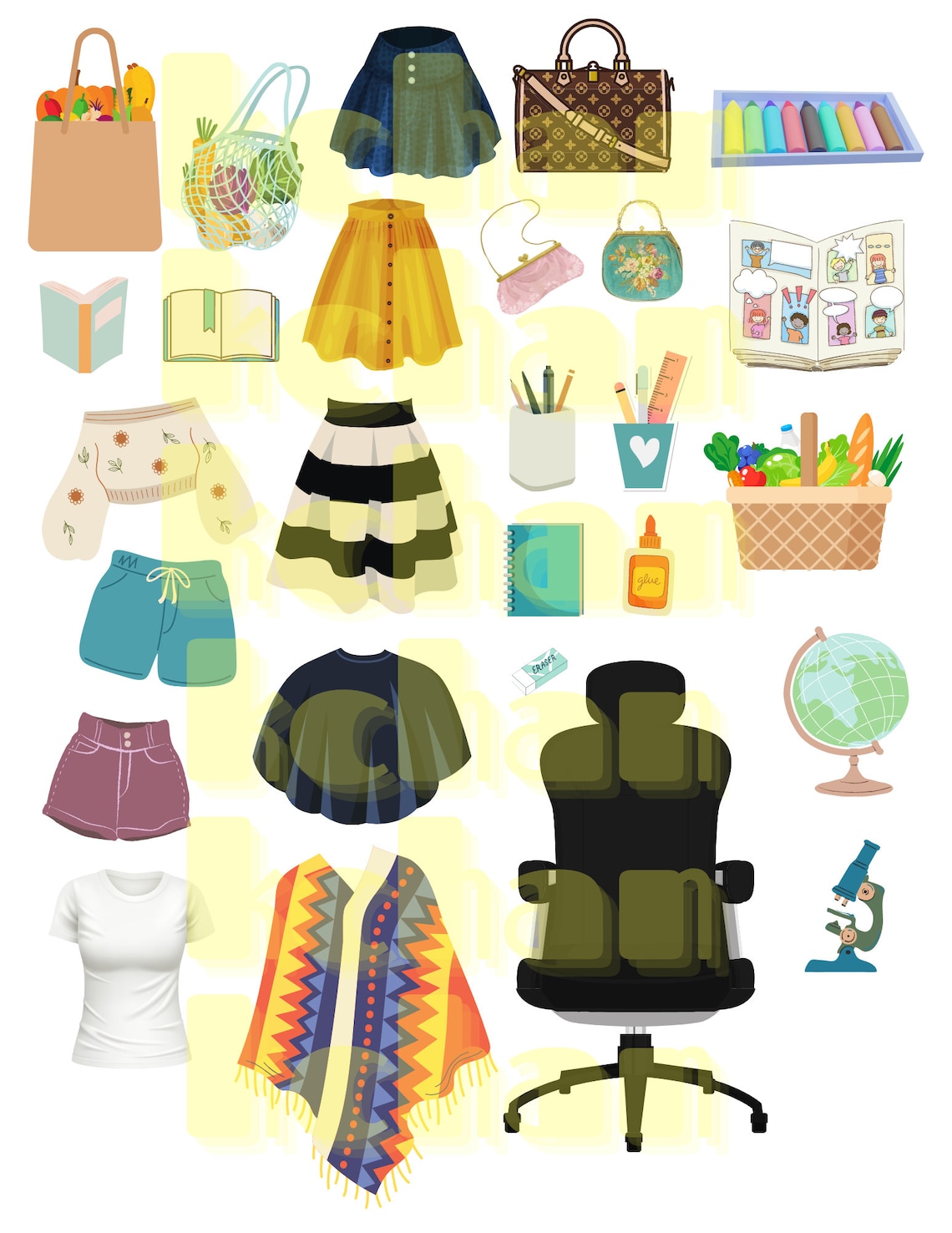 Shopping Mall Printable Paper Doll Doll 17-page PDF Style Paper Doll ...