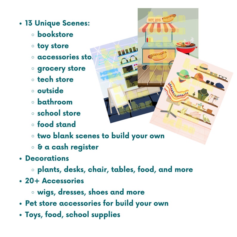 Shopping Mall Printable Paper Doll Doll 17-page PDF Style Paper Doll ...