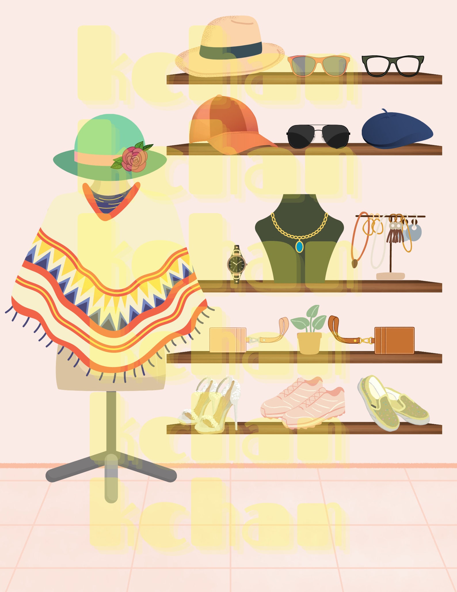Shopping Mall Printable Paper Doll Doll 17-page PDF Style Paper Doll ...