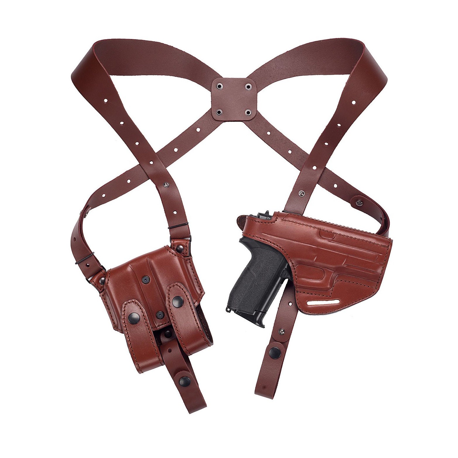 Handmade Leather Shoulder Holster System Multiple Carry OWB - Etsy
