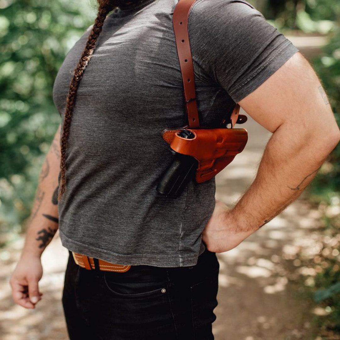 Handmade Leather Shoulder Holster System Multiple Carry OWB - Etsy