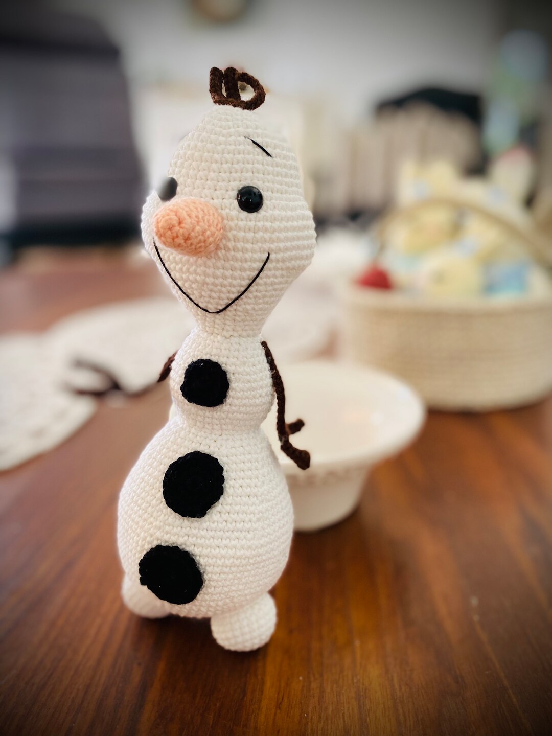 Amigurumi Olaf Crochet Stuffed Toy/frozen Toy/handmade Olaf/nursery ...