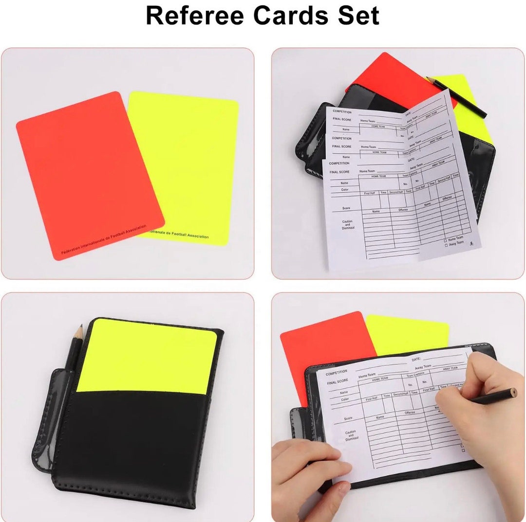 Referee Cards Sets - Etsy