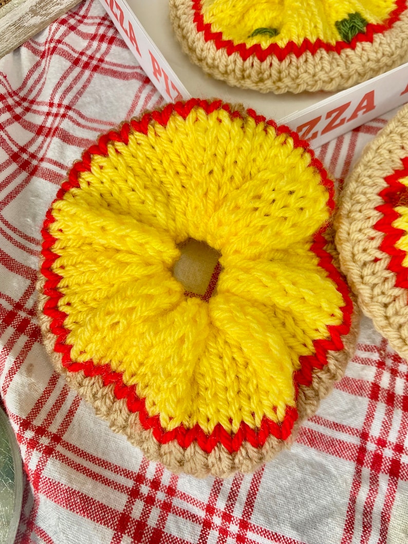 Pizza Hair Scrunchie | Novelty Hair Accessories | Food-themed Party ...