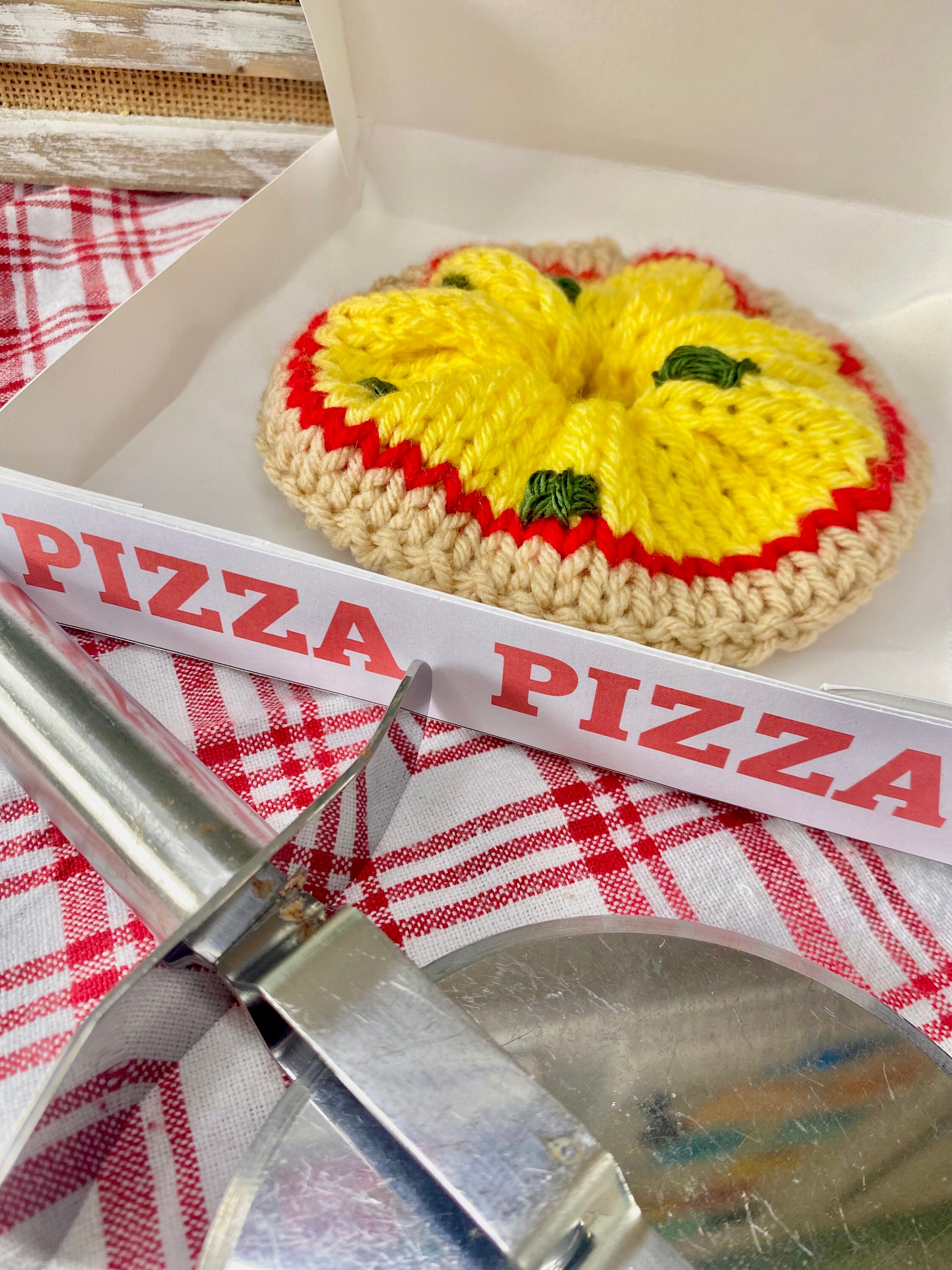 Pizza Hair Scrunchie | Novelty Hair Accessories | Food-themed Party ...