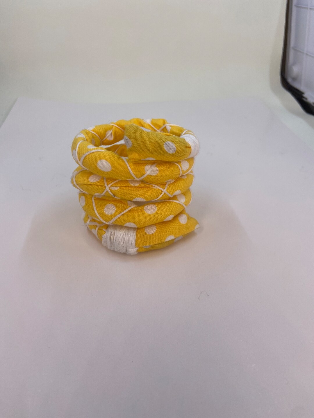 Yellow and White Loc Spiral Loc Ties - Etsy