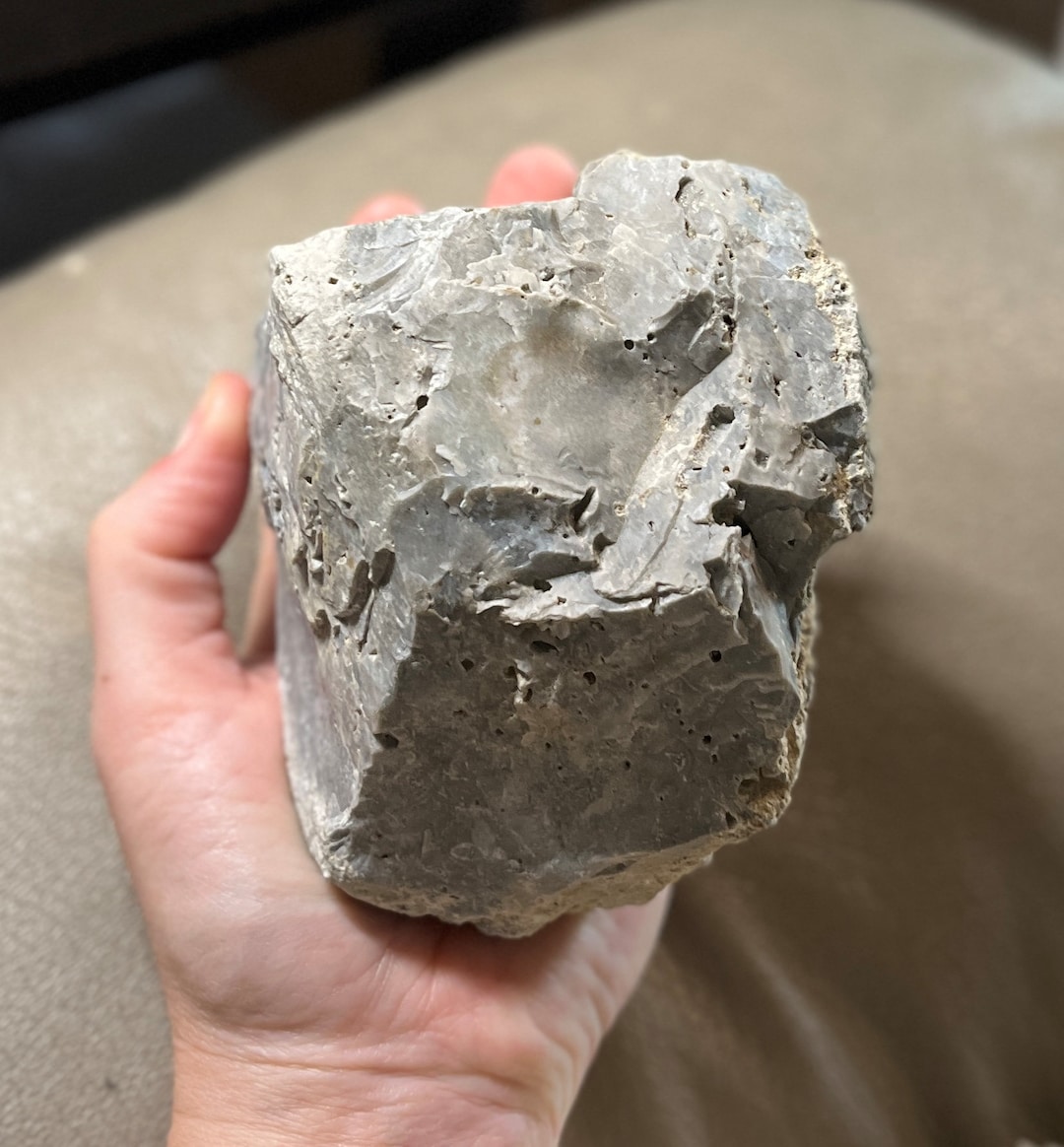 Huge Blue Gray Chert With Fossils | Flint | Rock | Mineral | Crystal ...