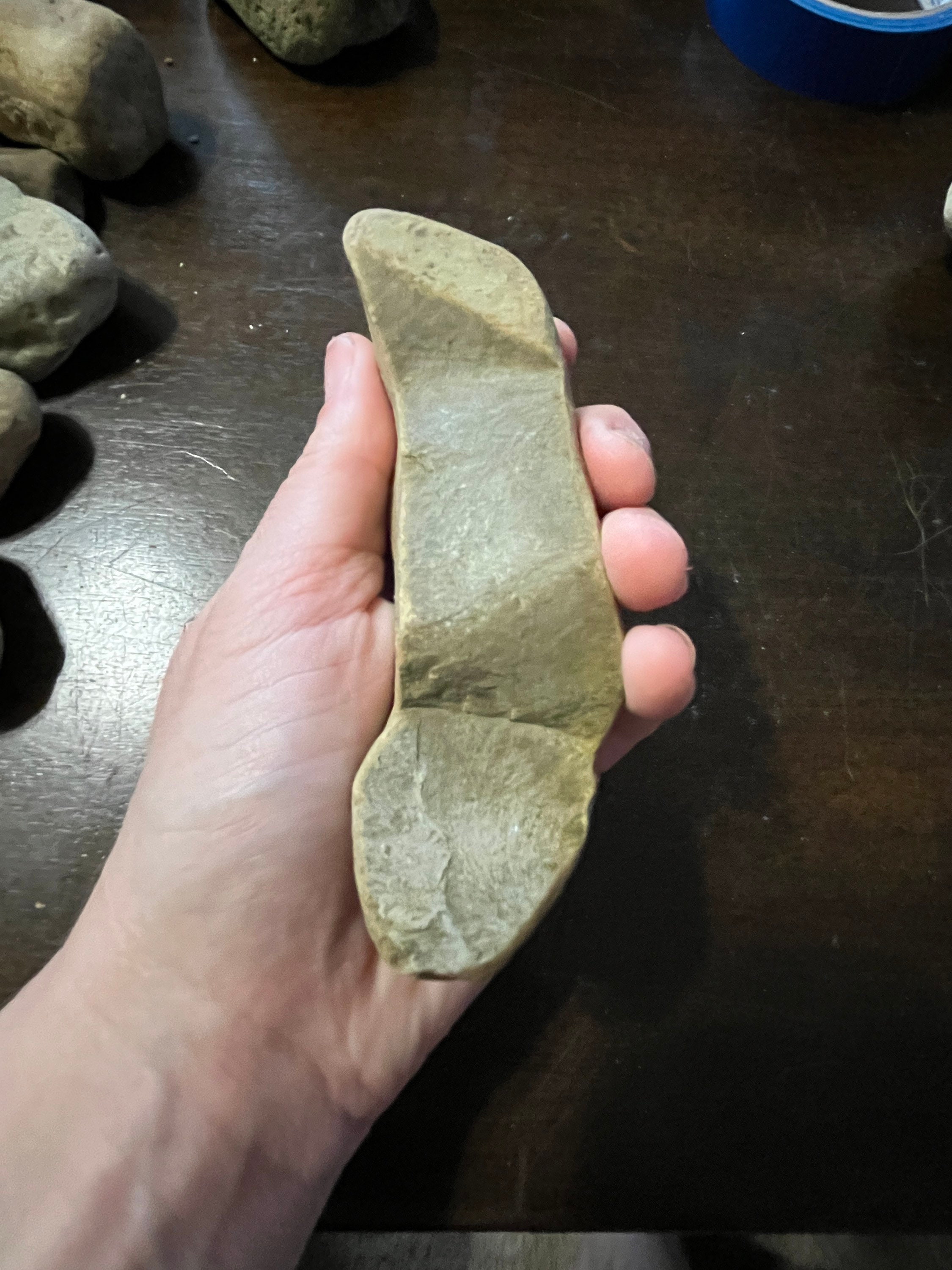 Beautiful Native American Multi Tool | Effigy | Pecking Stone | Chisel ...