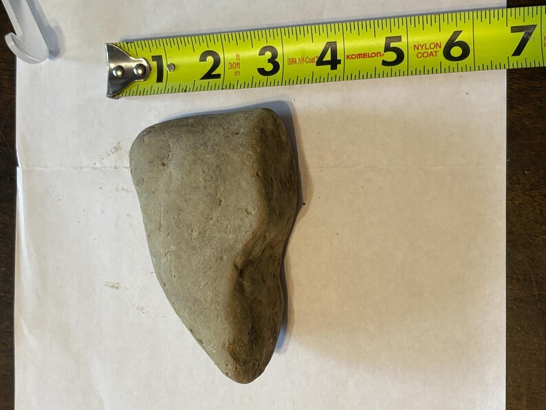 Native American Grooved Axe Head | Stone Tool Artifact | Prehistoric ...