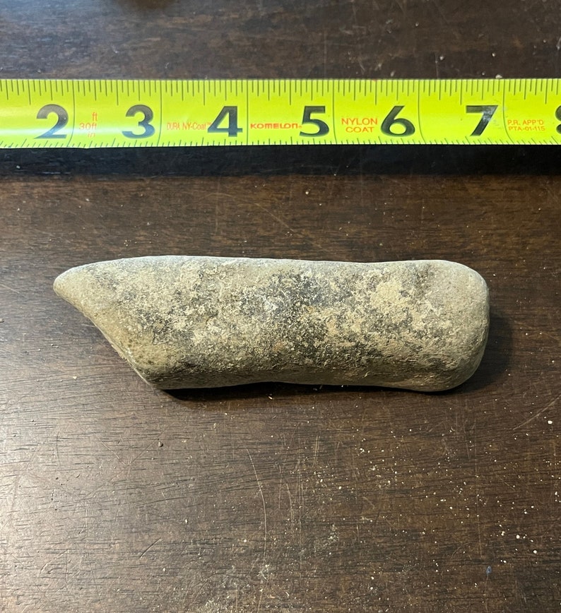 Beautiful Native American Stone Gouge Stone Tool Artifact Relic