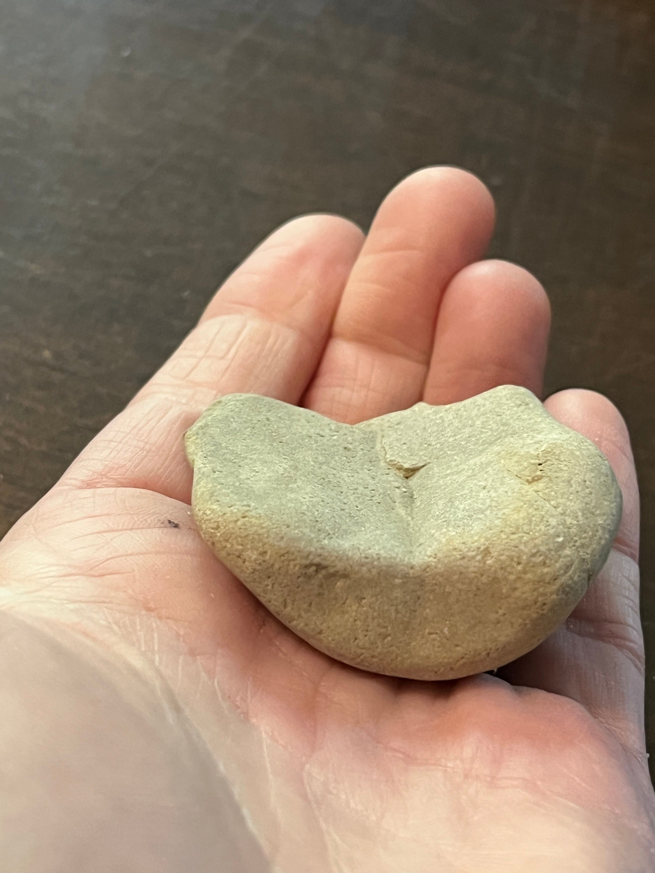 Beautiful Native American Concave Banner Stone | Atlatl Weight | Stone ...