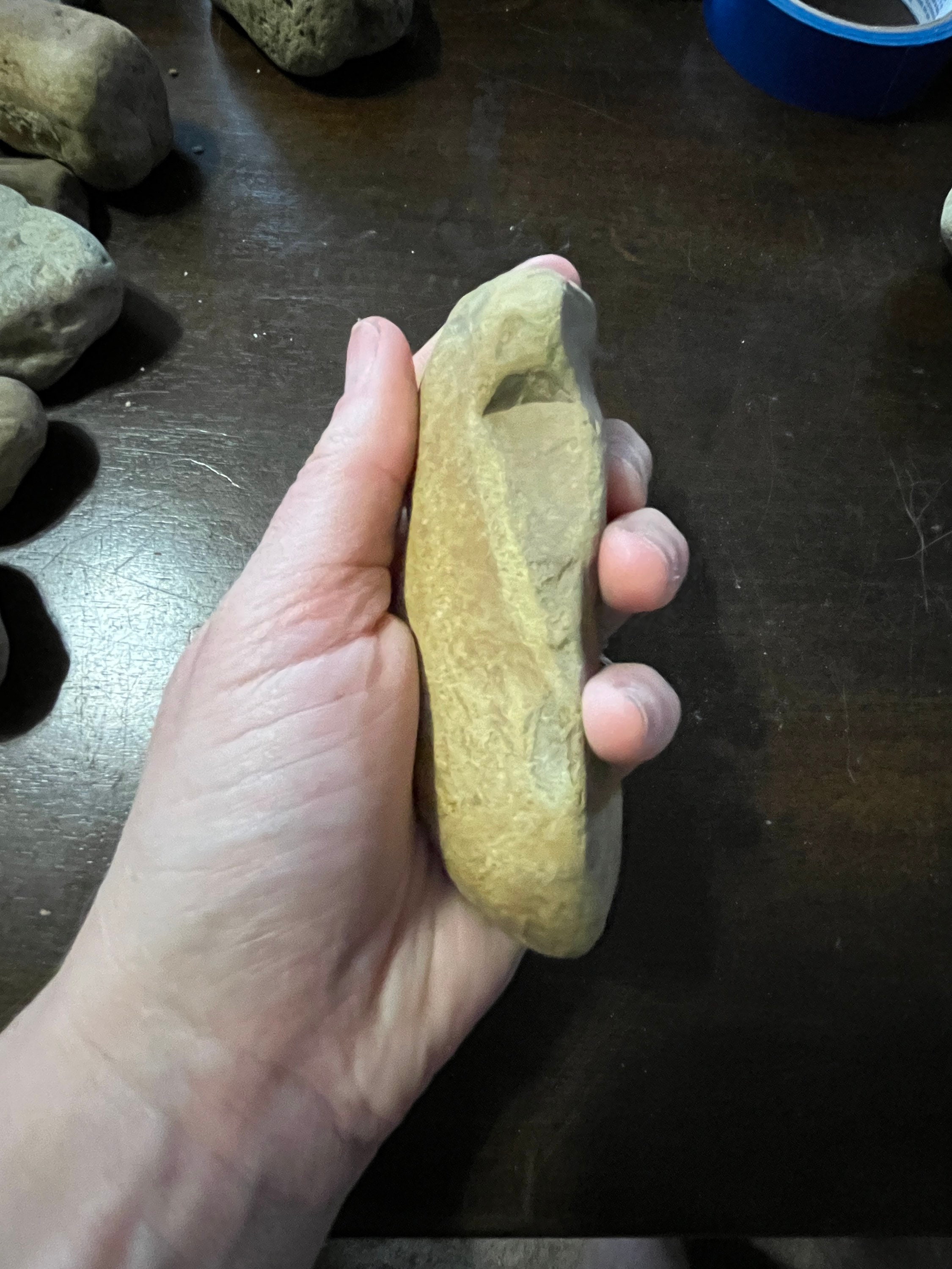 Beautiful Native American Multi Tool | Effigy | Pecking Stone | Chisel ...