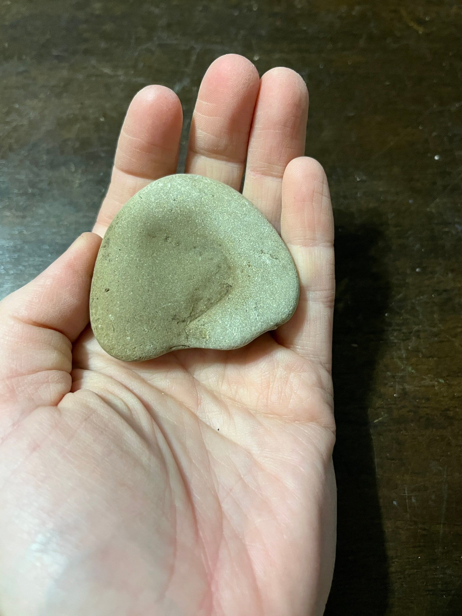 Native American Grinding Stone Bowl | Metate | Mealing Stone | Ground ...