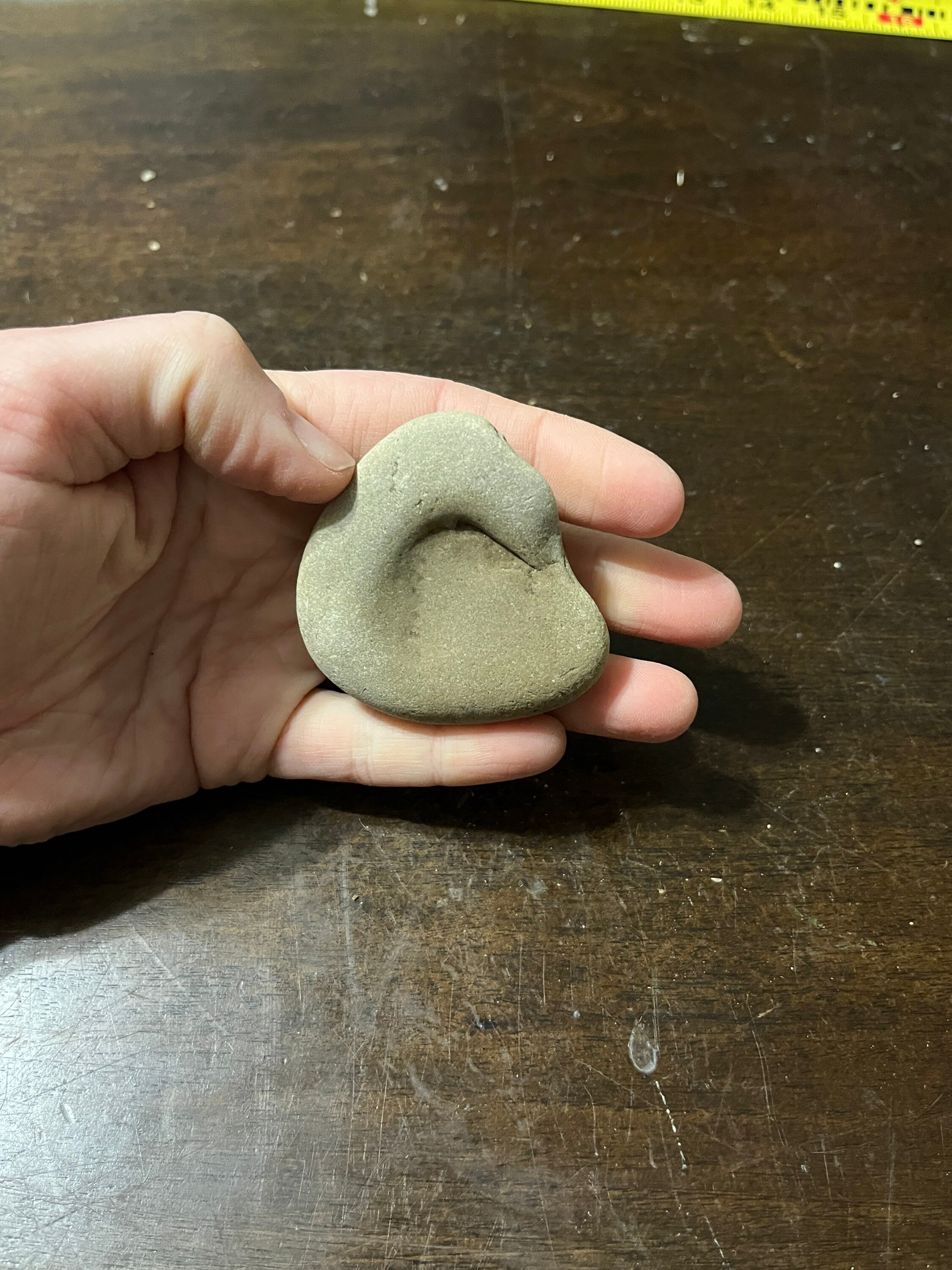 Native American Grinding Stone Bowl | Metate | Mealing Stone | Ground ...