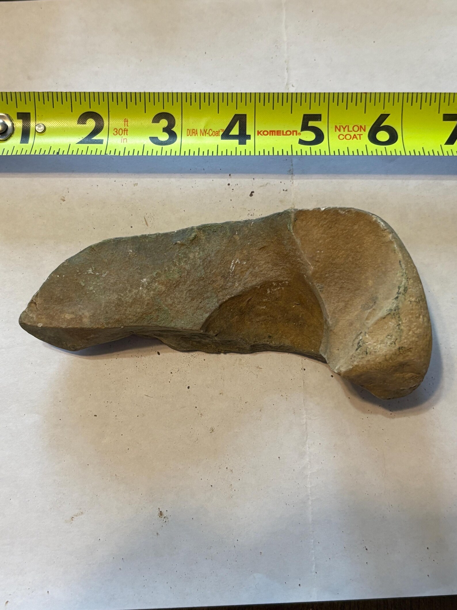 Native American Axe Head | Stone Tool Artifact | Prehistoric Primitive ...