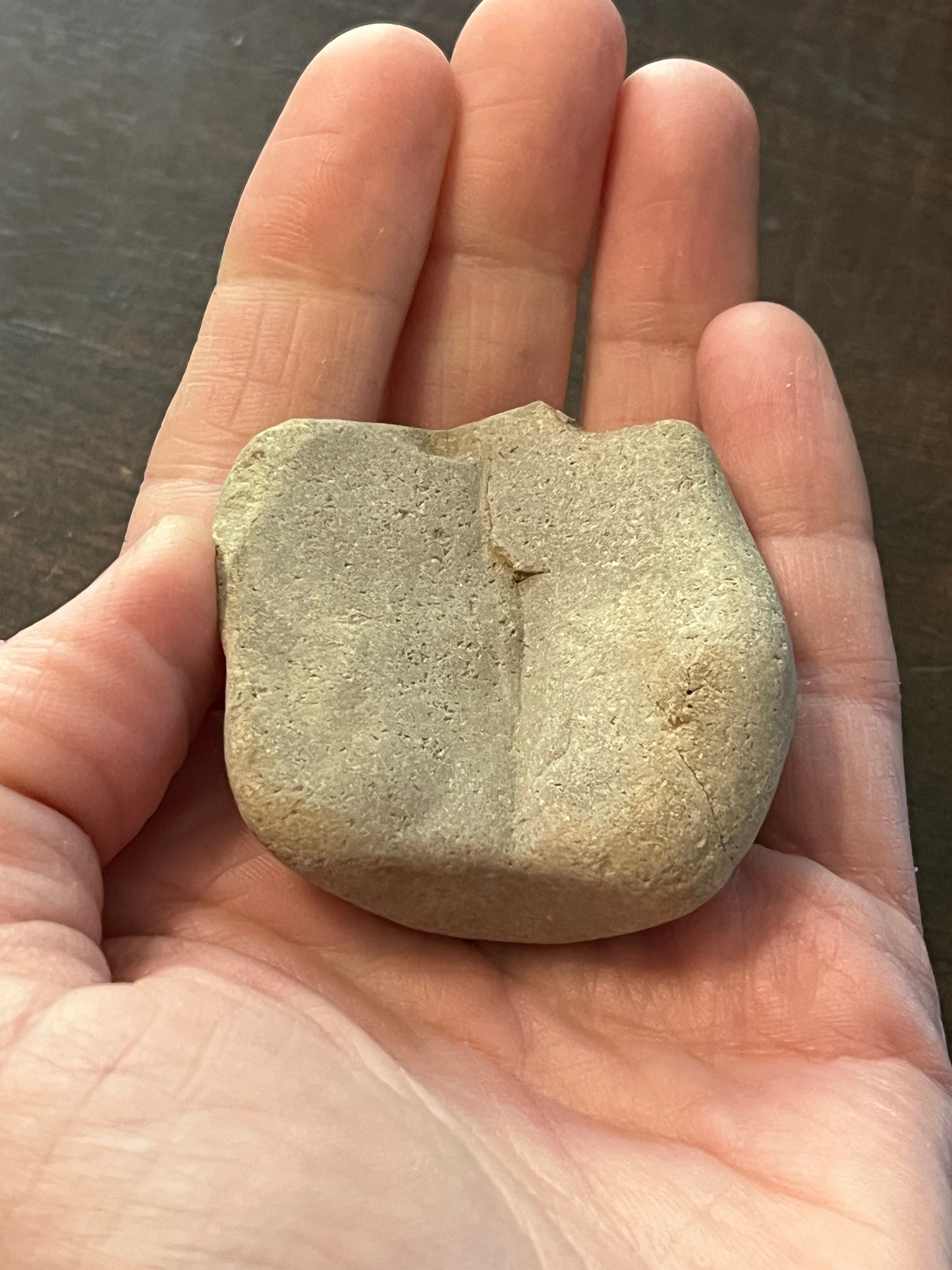 Beautiful Native American Concave Banner Stone | Atlatl Weight | Stone ...