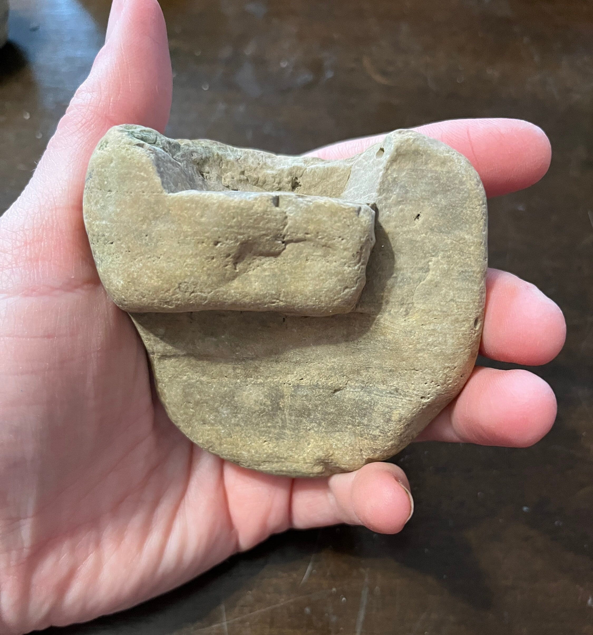 Rare Native American Artifact Ground Tool Hatchet Tomahawk Indian