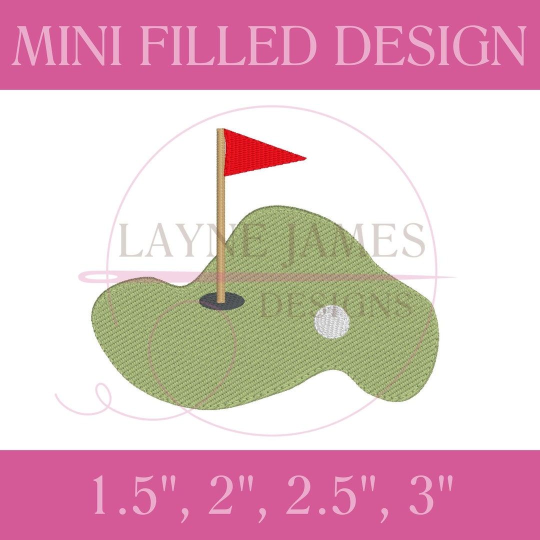 MINI Golf Green With Ball Filled Sports Golfing Monogram Machine ...