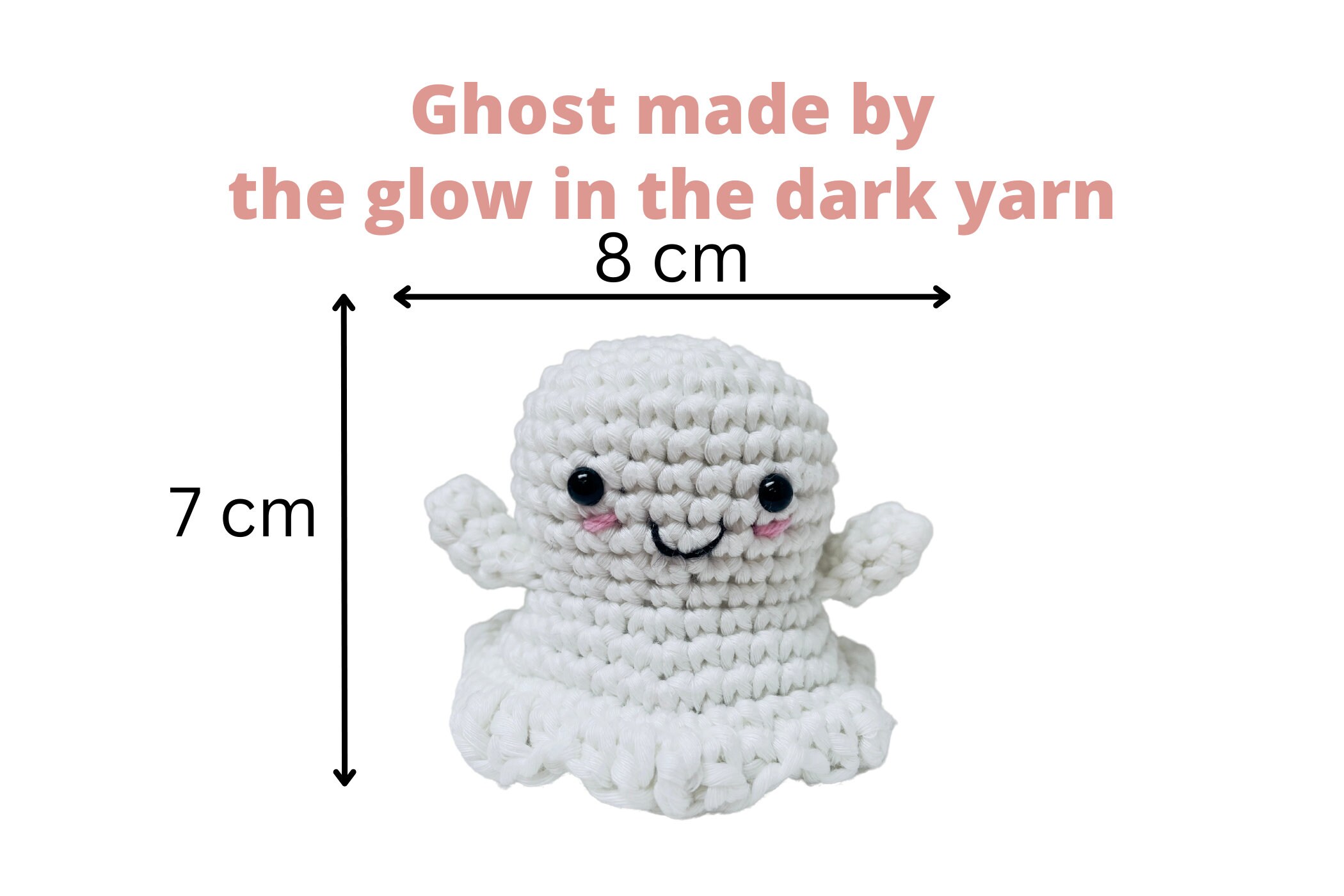 Crochet Ghost Pattern Cute Ghost Low Sew Pattern Ghost - Etsy