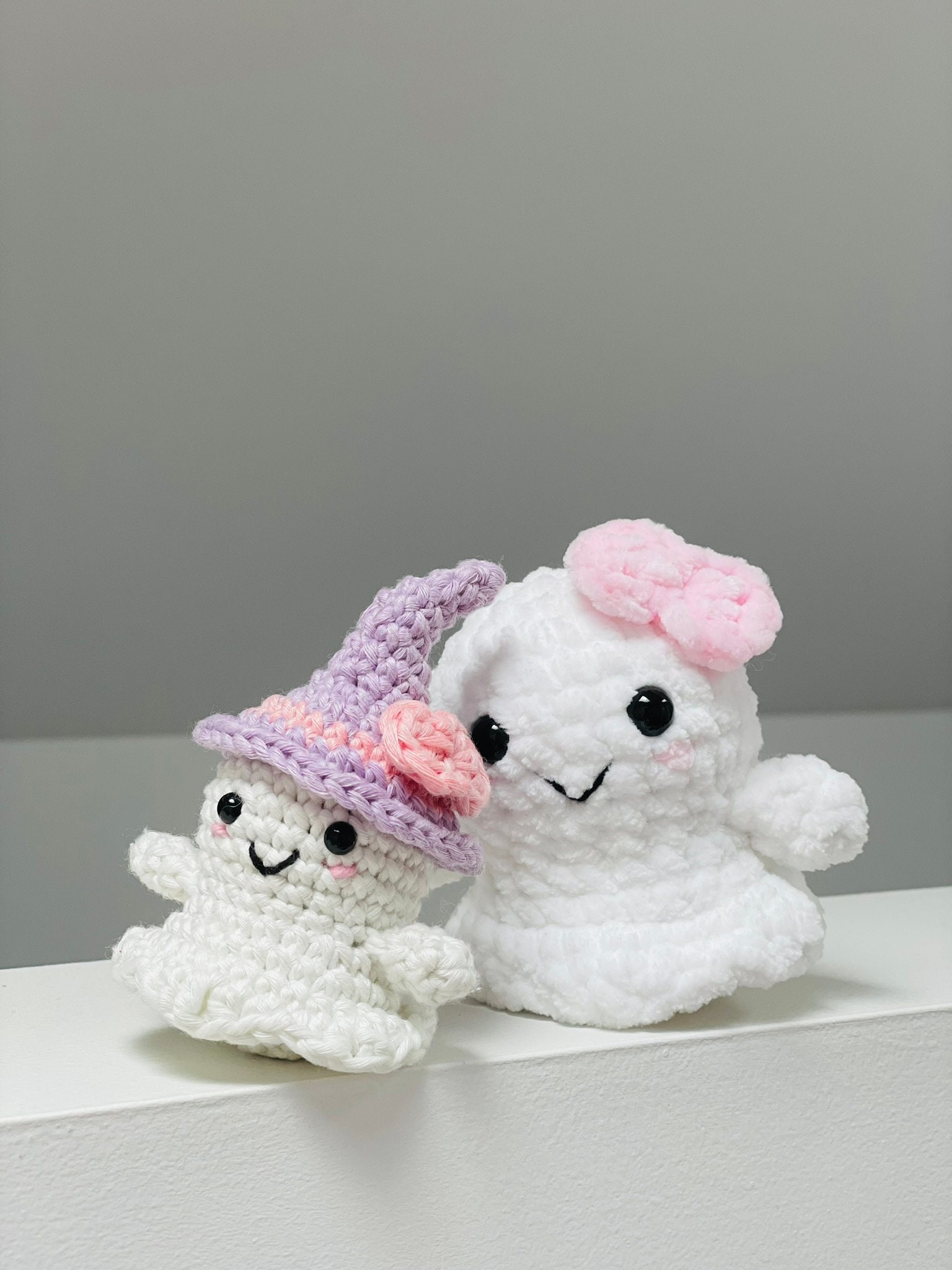 LOW-SEW Crochet Mini Ghost Pattern Cute Ghost Low Sew - Etsy