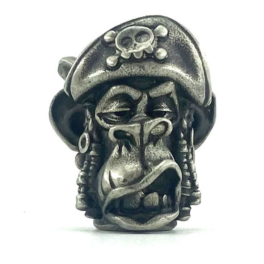 Silver Gorilla Pirate Dreadlocks Monkey Knife Lanyard Bead - Etsy