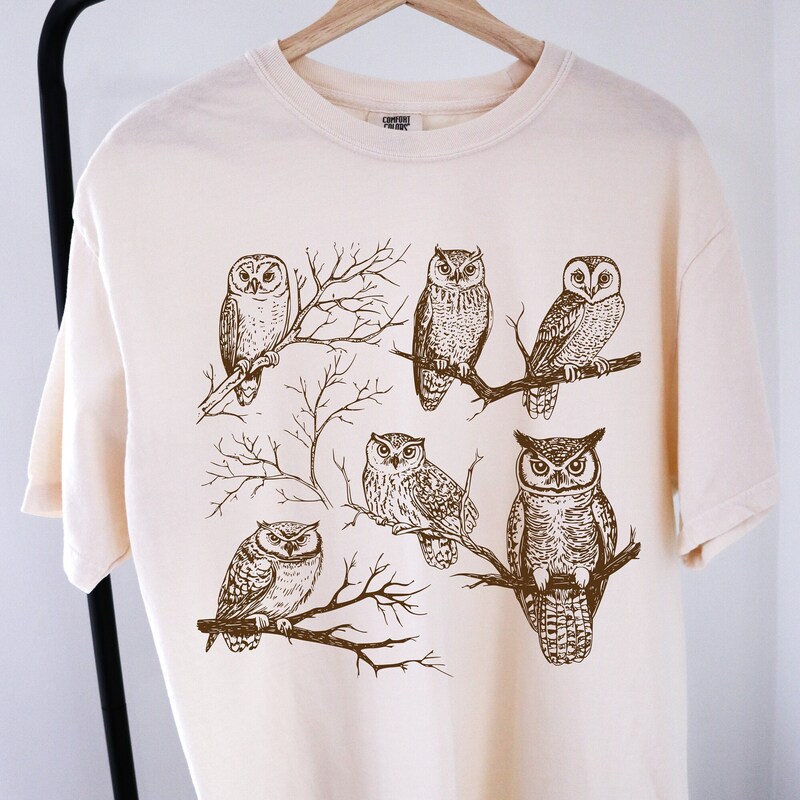 Owl Shirt - Etsy