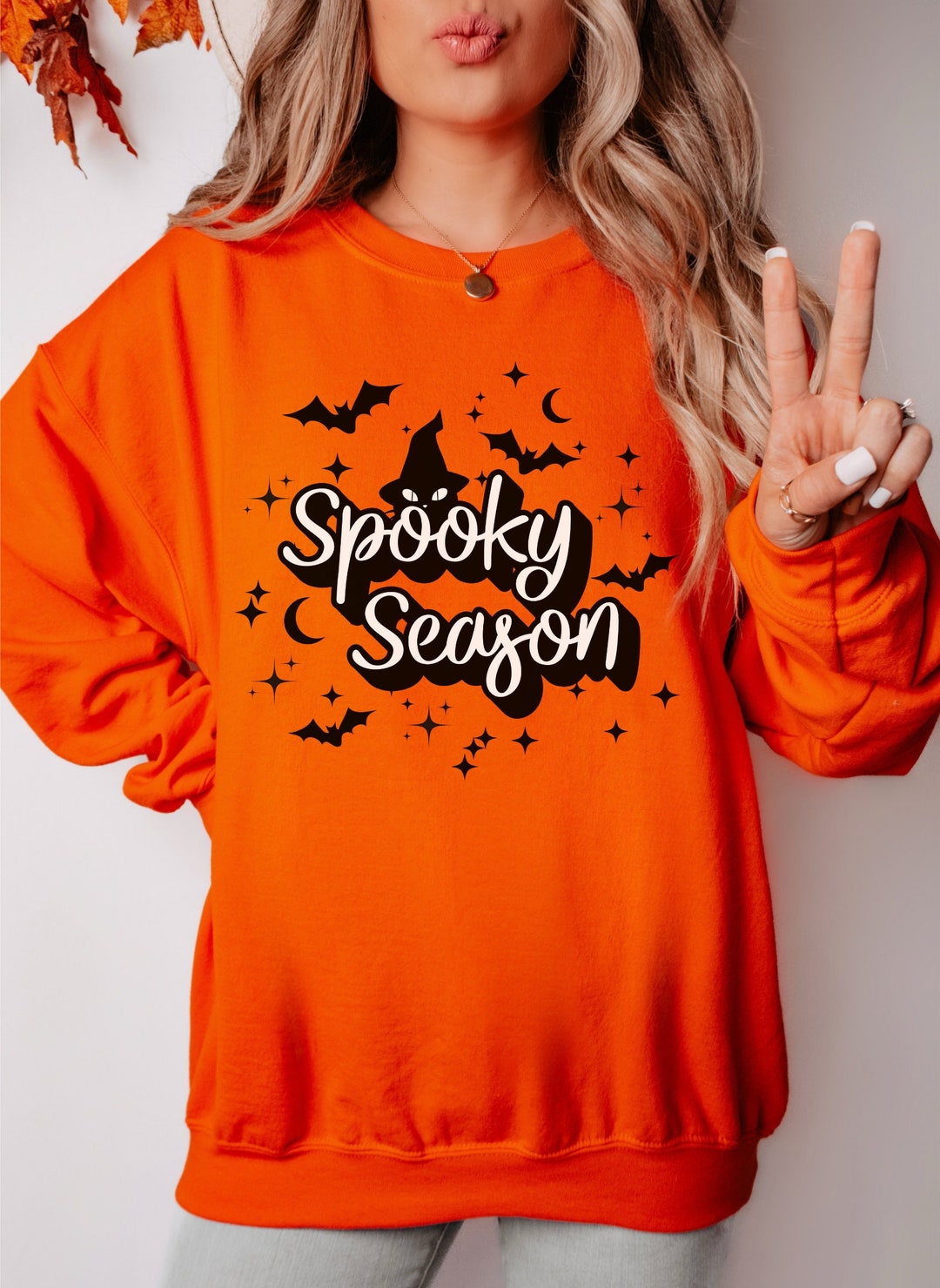 Spooky Season, Halloween Crewneck Sweatshirt, Halloween Sweater, Spooky ...