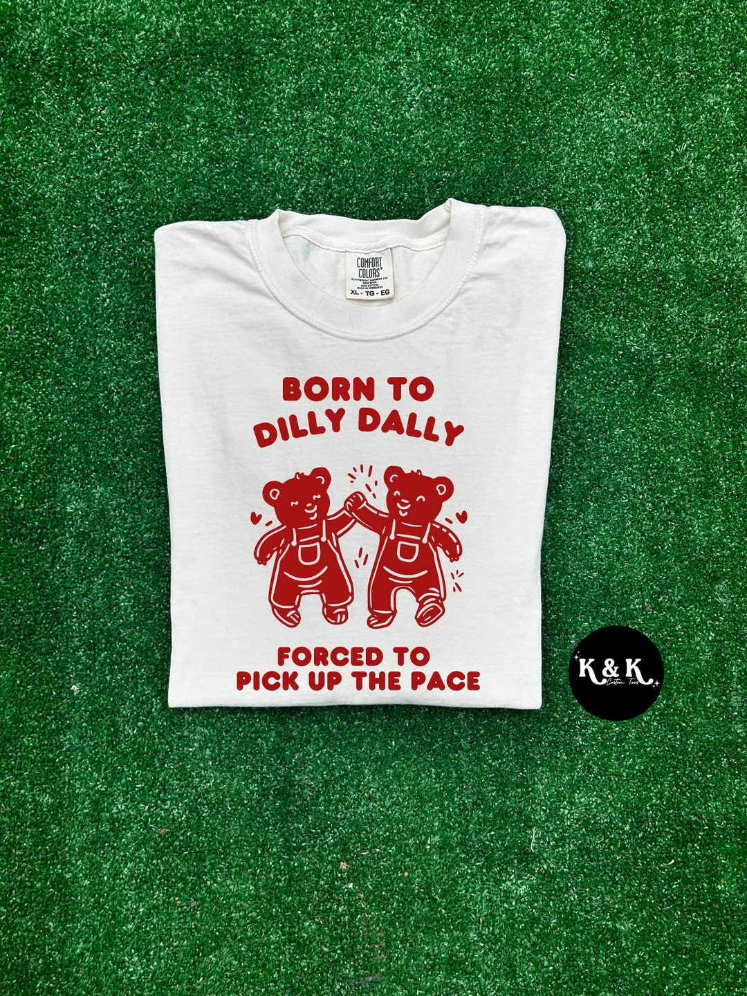 Born to Dilly Dally Unisex T Shirt, Vintage Bear Shirt, Funny Meme ...