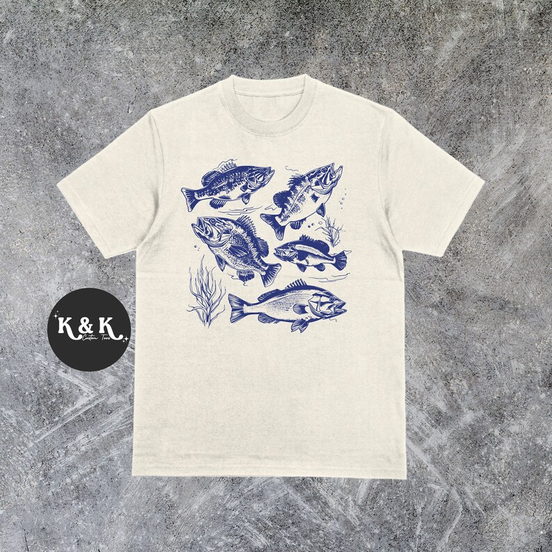 Vintage Bass Fishing Tshirt, Bass Unisex Tshist, Bass Lovers Shirt ...