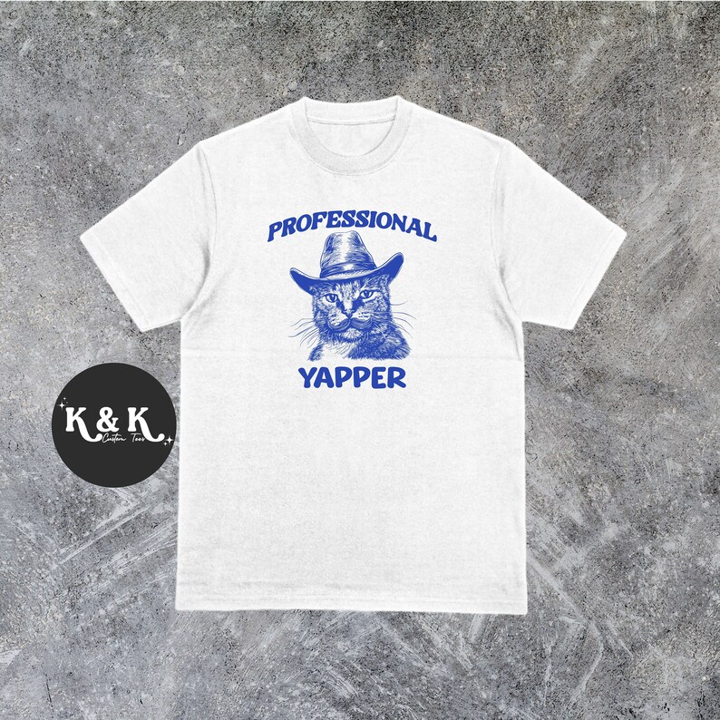 Professional Yapper Shirt, Cowboy Cat Shirt, Meme T Shirt, Funny ...