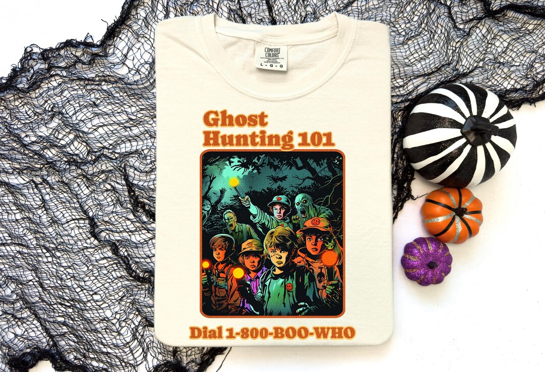 Retro Halloween Ghost Shirt, Ghost Hunting 101 Vintage Shirt, Vintage ...
