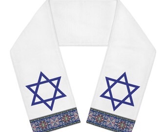 Star of David Scarf - Etsy