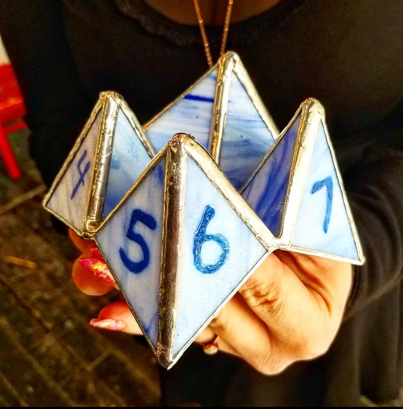 Cootie Catcher- Fortune Teller, Origami, Folded Paper, Stained Glass ...