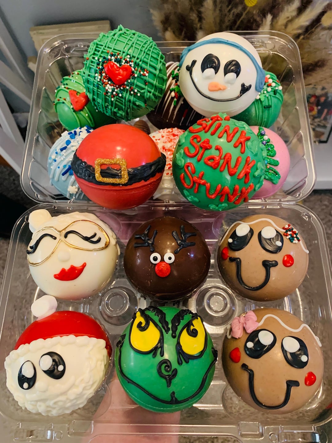 Variety Christmas Hot Cocoa Bombs, Stocking Stuffers Viral Chocolate ...