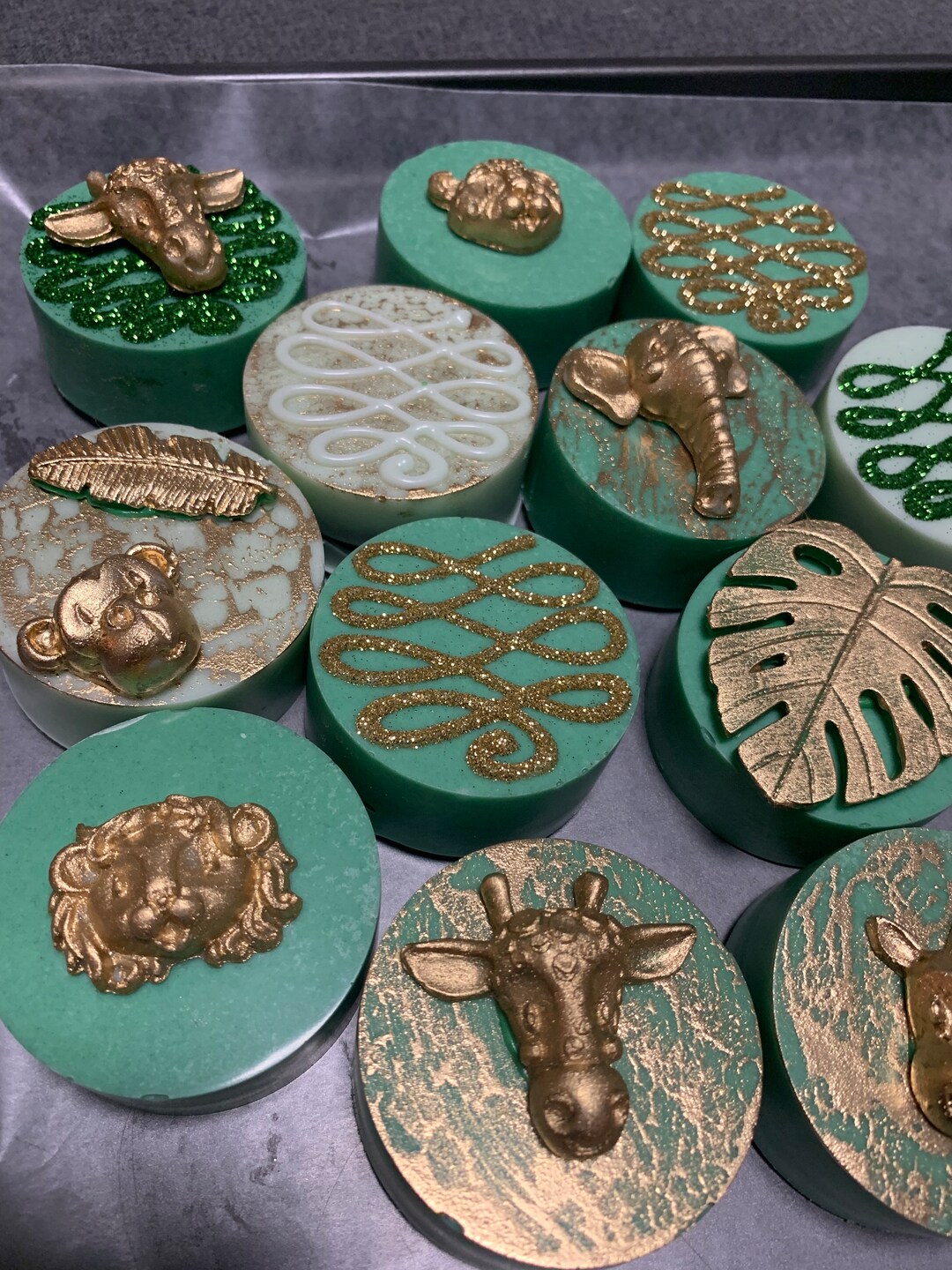 Safari Gold Chocolate Covered Oreos Leopard Lion Bear Giraffe Zebra - Etsy