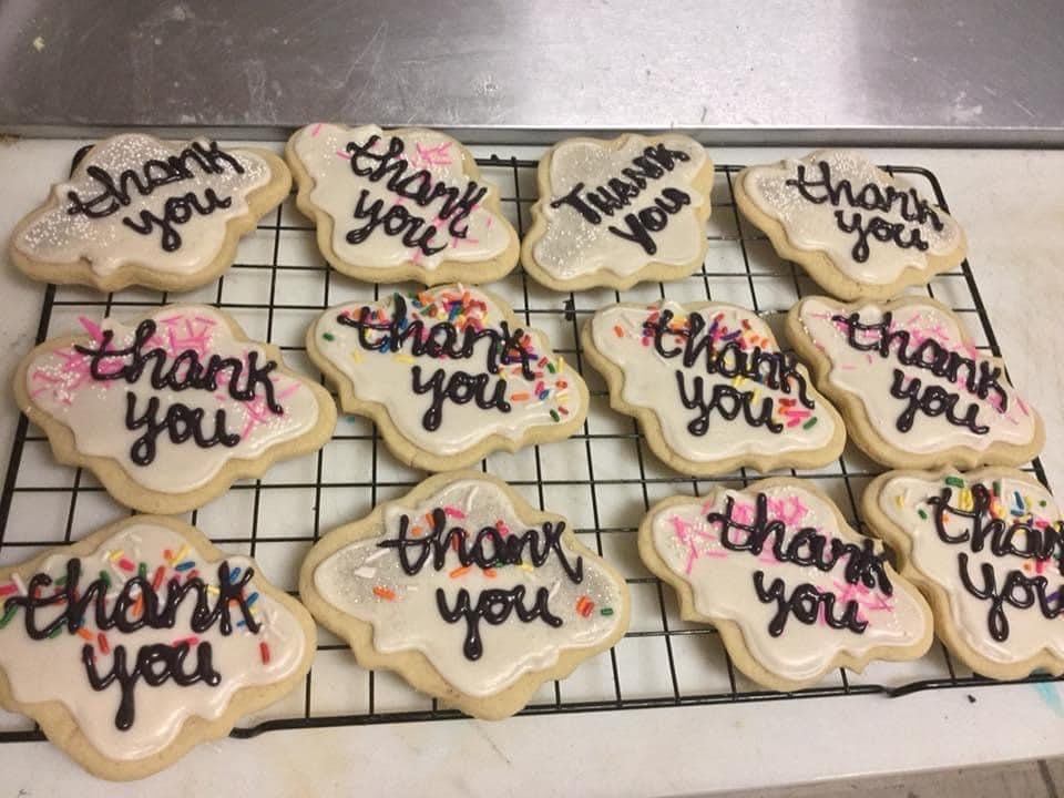 12-1 Dozen Thank You Sugar Cookies - Etsy