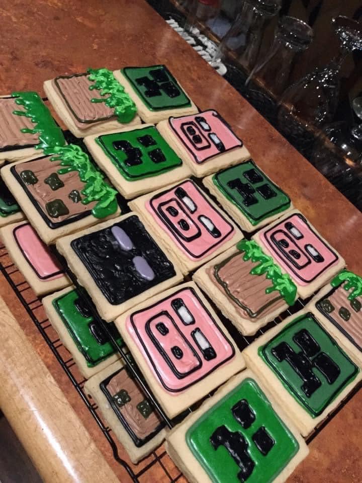 12-1 Dozen Minecraft Sugar Cookies - Etsy