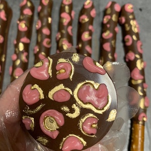 Safari Gold Chocolate Covered Oreos Leopard Lion Bear Giraffe Zebra - Etsy