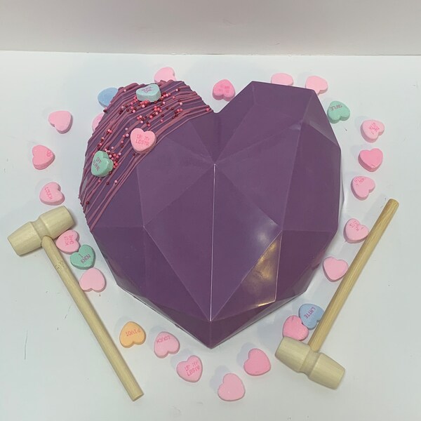 Chocolate Breakable Heart - Etsy