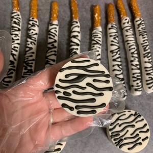 Safari Gold Chocolate Covered Oreos Leopard Lion Bear Giraffe Zebra - Etsy
