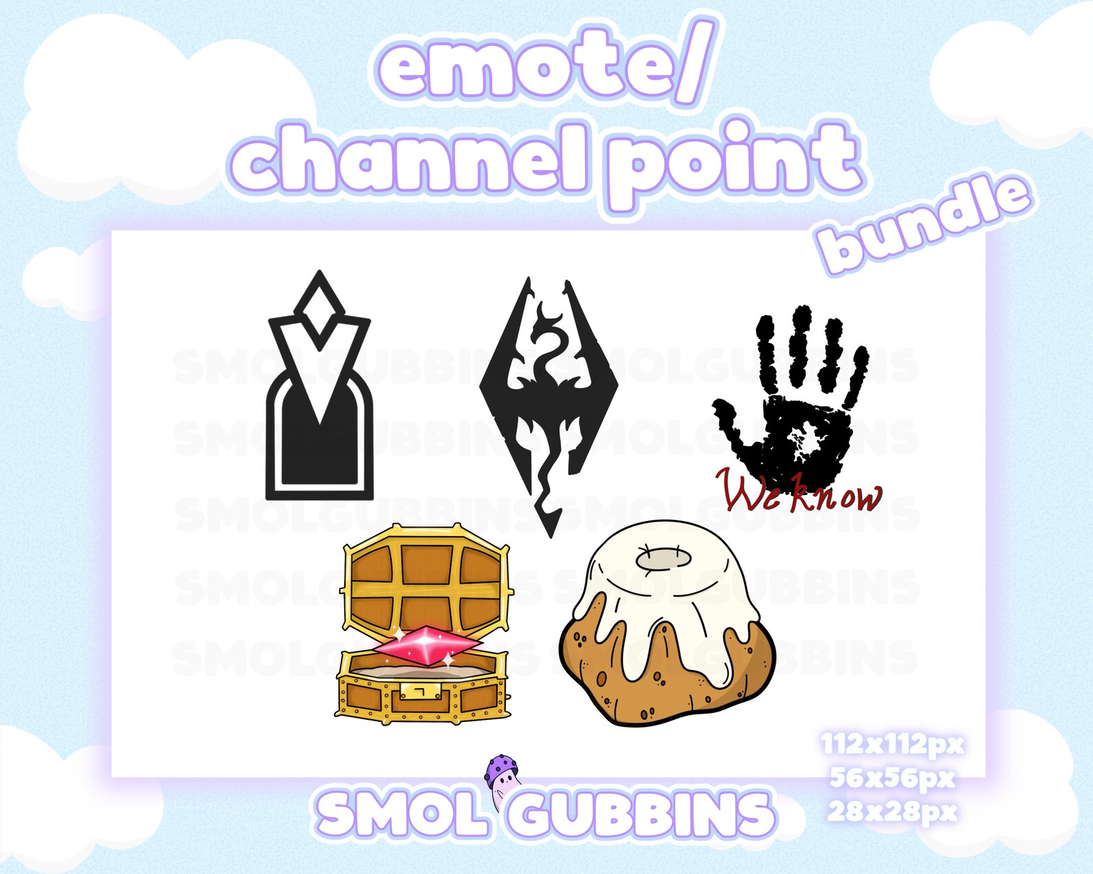 Skyrim Emote/channel Point Bundle twitch, Youtube, Discord - Etsy