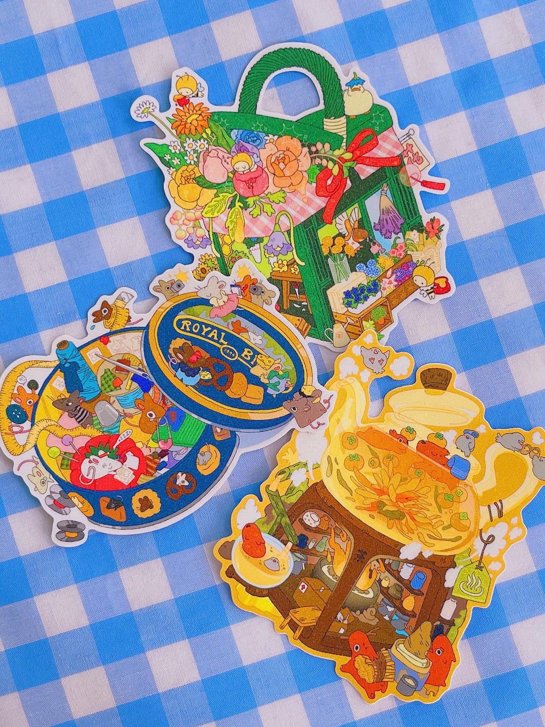 Jumbo Glitter Stickers - Etsy