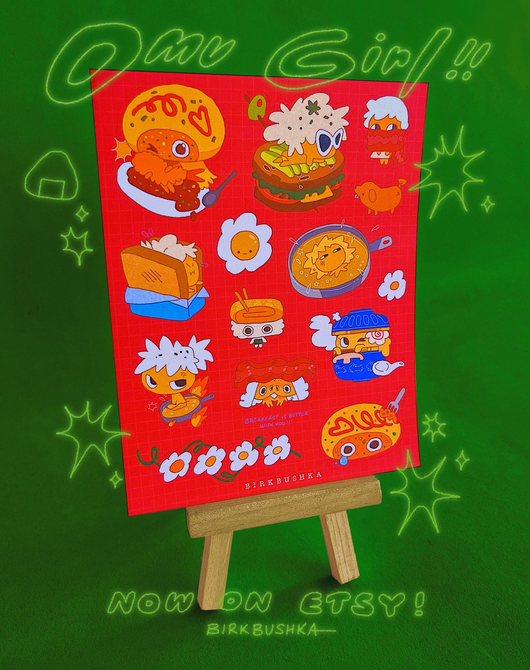 Omugirl Sticker Sheet - Etsy
