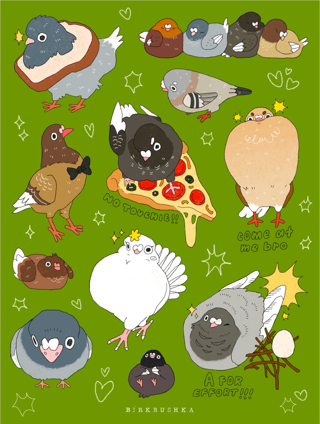 FREE BIRD Sticker Sheet - Etsy