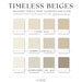 Beige Paint Color Palette Benjamin Moore Paint Palette Beige House ...