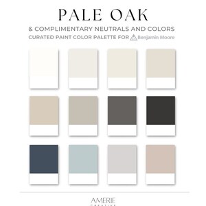 Warm White & Cream Paint Color Palette Benjamin Moore Simply White ...