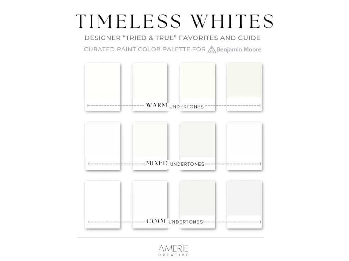 White Benjamin Moore Paint Color Palette White House Paint Color Scheme ...