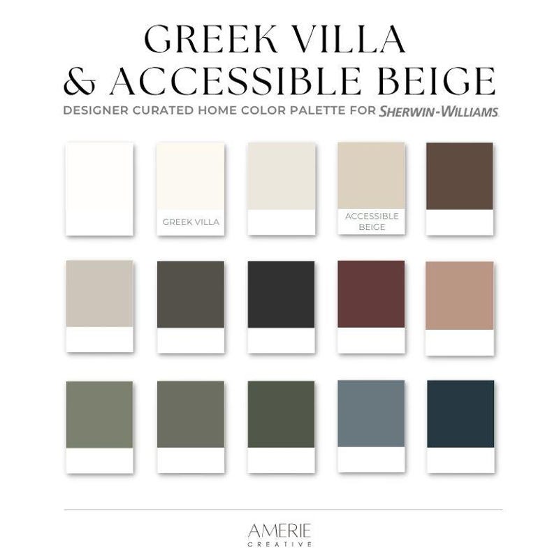 Greek Villa Color Scheme - Etsy UK
