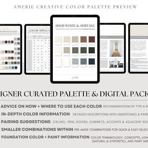 Shoji White Paint Color Palette Shiitake Sherwin Williams Paint Palette ...