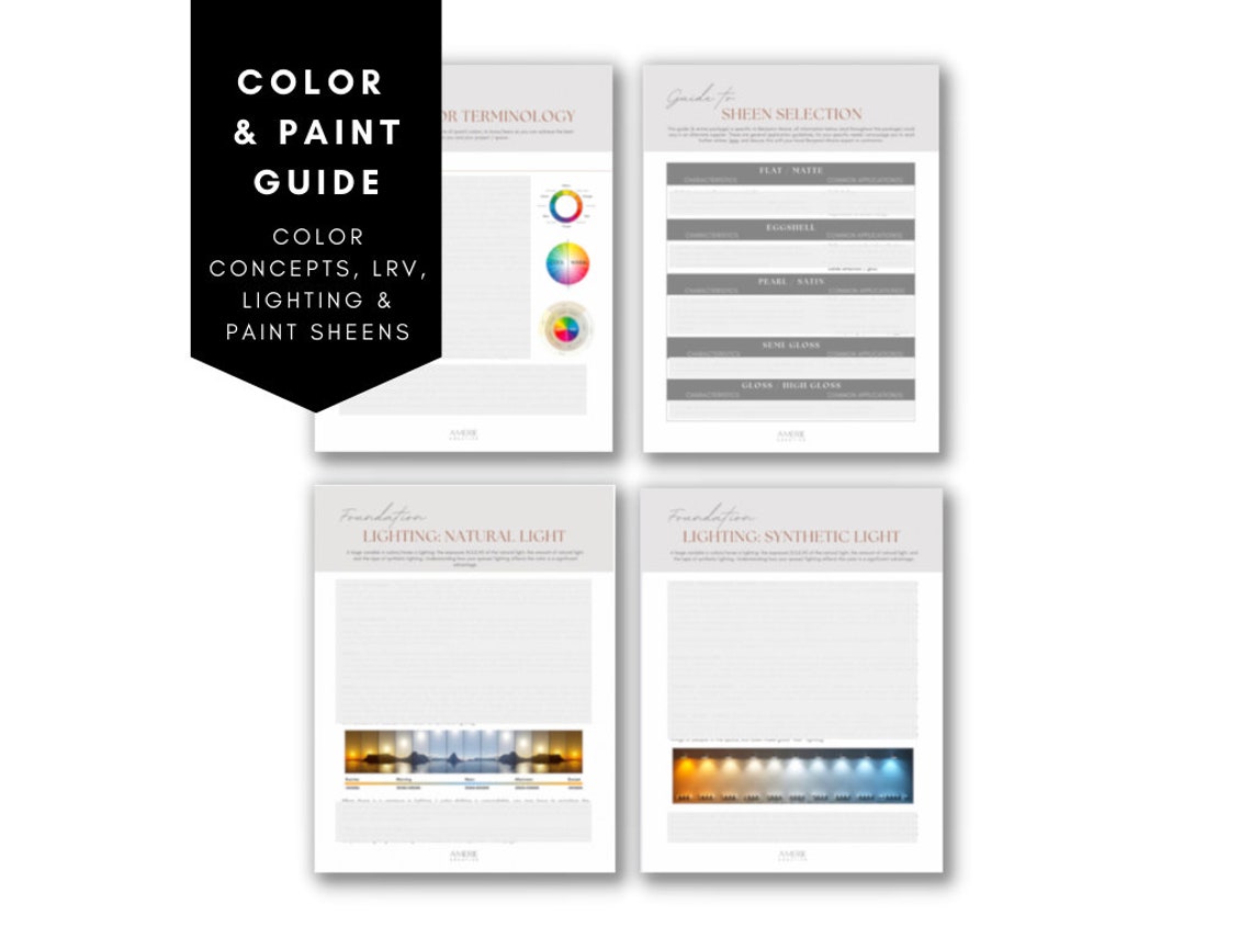 Beige Paint Color Palette Benjamin Moore Classic Beige & - Etsy Canada